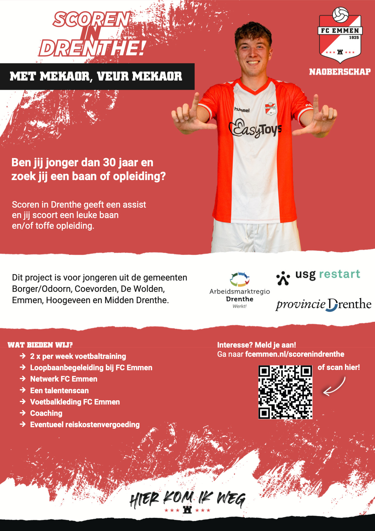 Scoren in Drenthe - FC Emmen